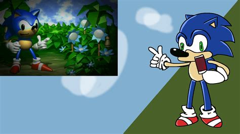 Prototype Sonic 3d Blast Menu Modern Sonic By Starrypen On Newgrounds