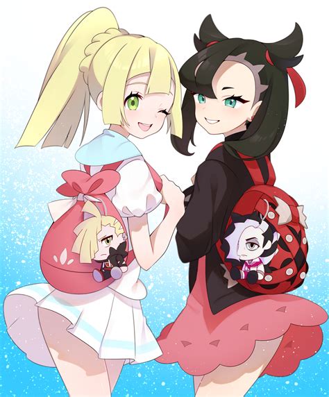 Lillie Marnie Piers And Gladion Pokemon And 2 More Drawn By Ggyoku
