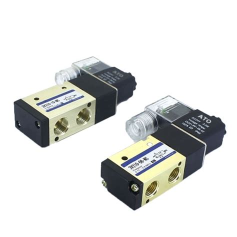 Pneumatic Solenoid Valve 3 Way Normally Closed 12v24v110v220v