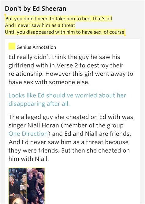 But You Didn T Need To Take Him To Bed That S All And Don T