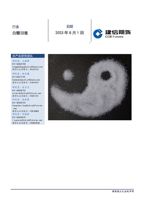 白糖日报