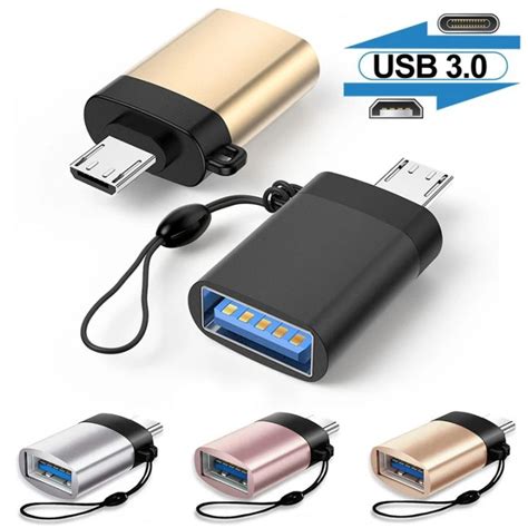อะแดปเตอร์ Type C เป็น Usb 3 0 Usb C Usb ตัวผู้ Usb ตัวเมียแปลงสำหรับ Macbook Air Pro Samsung