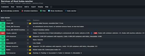 Monitoring Kubernetes Rancher And Cluster Collector Error