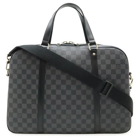 Louis Vuitton Damier Graphite Briefcase Black Cloth Ref 2475500 Joli