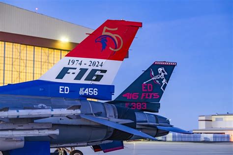 Edwards Celebrates 50th Anniversary Of F 16s First Flight With Special Tail Flashes