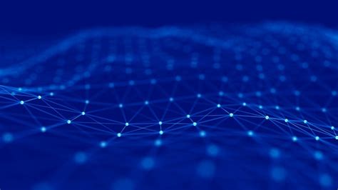 입자의 네트워크 연결 구조 빅 데이터 디지털 배경 3d 렌더링 프리미엄 사진