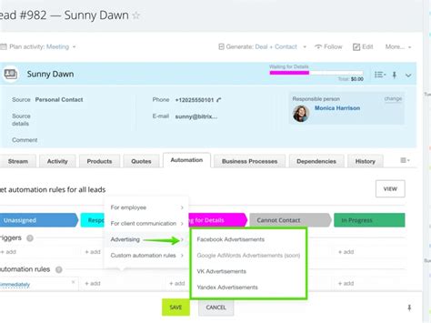 Automation Setup For Bitrix Leads Deals SPA Etc Upwork