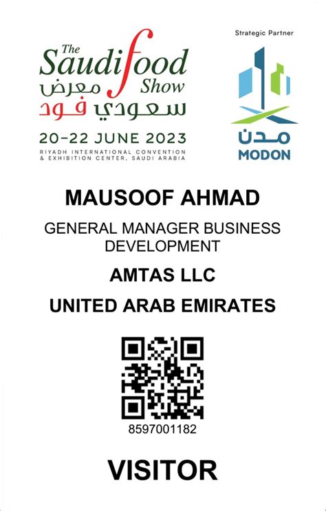 Mausoof Ahmad On Linkedin Saudifoodshow