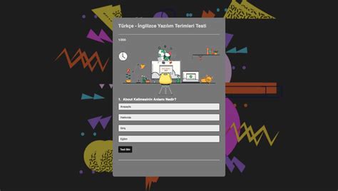 GitHub busenurcetin Ingilizce Turkce Yazilim Terimleri Quiz Yazılım