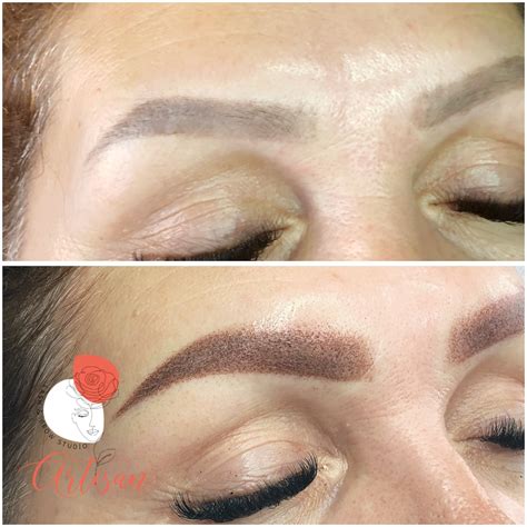 Microblading Last Week I Did A Colour Refresher On One Of My Shading Clients From 2 Years Ago