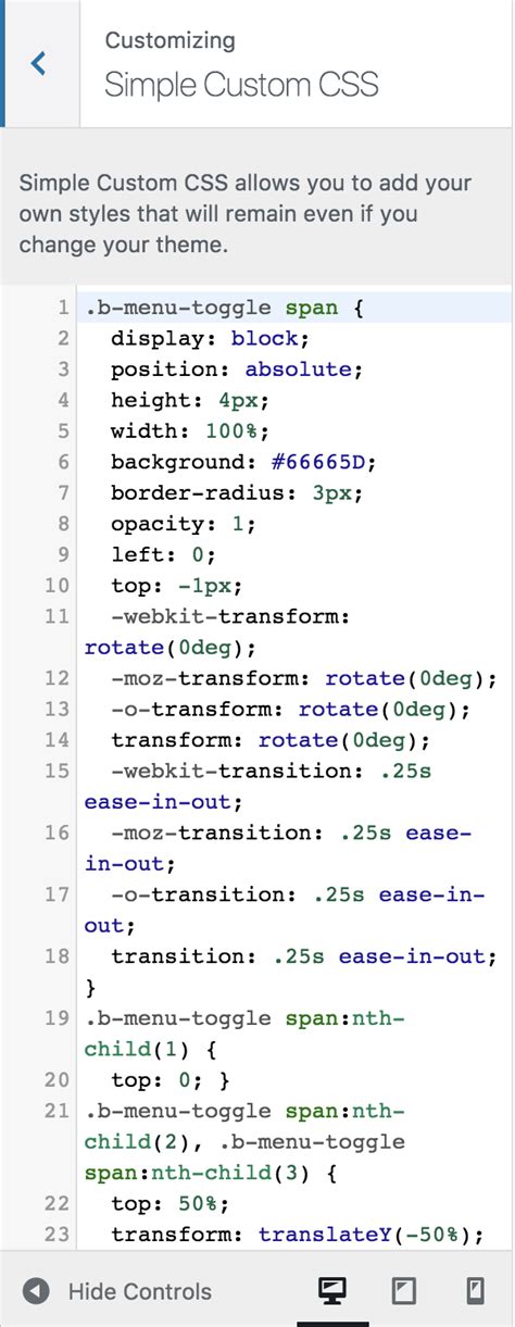 Simple Custom Css Version 40 Released John Regan
