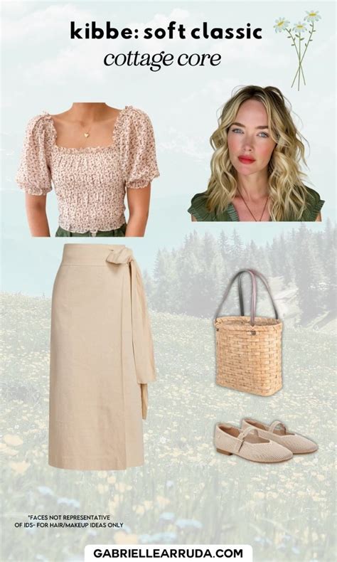 Kibbe Soft Classic Cottagecore Outfit Soft Summer Cottagecore