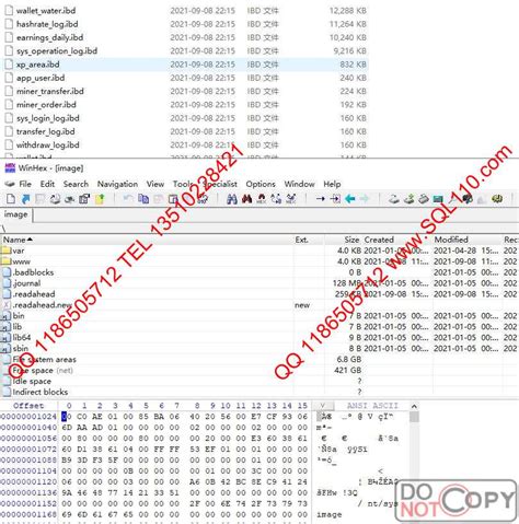 Mysql中毒解密 Mysql数据库误删除恢复 Mysql数据库丢失恢复 Innodb表数据恢复