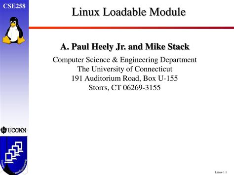 Ppt Linux Loadable Module Powerpoint Presentation Free Download Id4600133