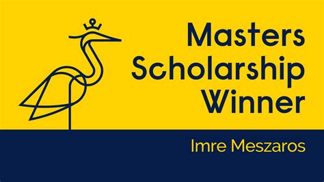 Scholarship Winner Imre Meszaros