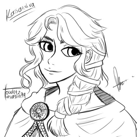 Fanart Of Kassandra From Assassins Creed Odyssey 😊 Assassins Creed Amino