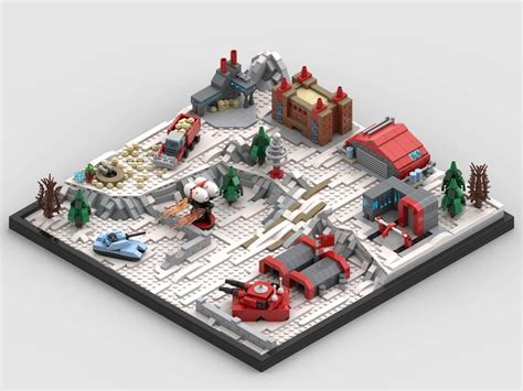 Lego Moc Command And Conquer Candc Red Alert Soviet Base By Arq Rebrickable Build With Lego