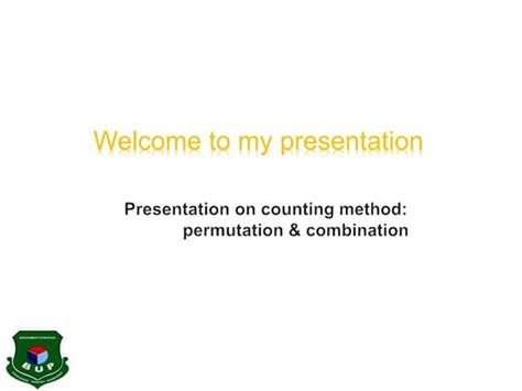 Permutations Power Point Ppt