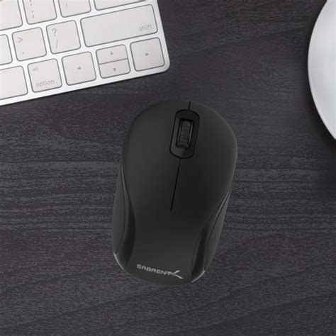 Sabrent Mini Travel 24ghz Wireless Mouse With Nano Receiver Ms Wsml