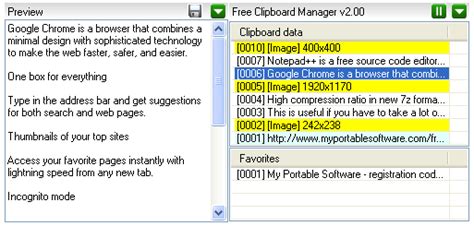 Free Clipboard Manager Save Automatically Every Text And Image Copied In The Clipboard My