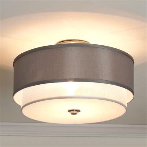 Black Drum Lamp Shade Gold Lining Images