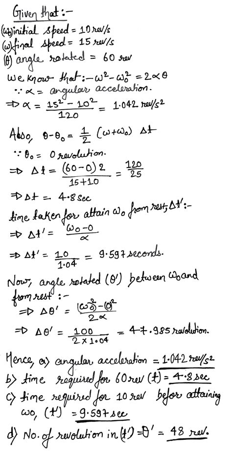 A Disk Rotated About Its Central Axis Starting From Rest And