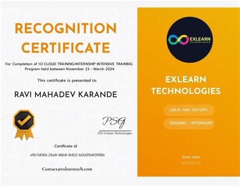 Ravi Karande On Linkedin Devops Awscloud Linux Cloud Cloudcomputing Internship