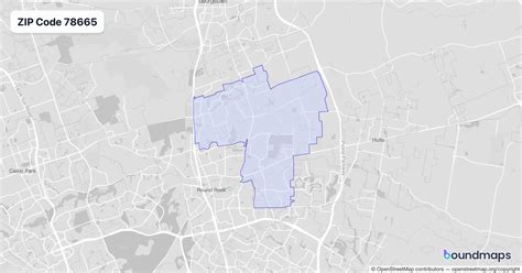 Zip Code 78665 Kml Boundary File Download Free