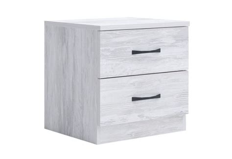 Нощно шкафче Аполо 2 дъб бланко • Нощни шкафчета • Мебели Монема