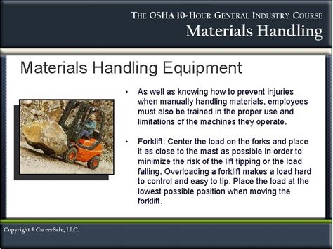 material handling introduction handling and storing materials include