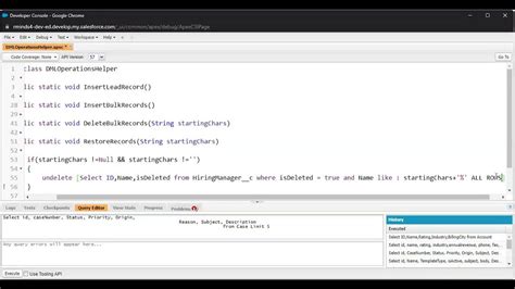 Apex Programming With Soql Youtube