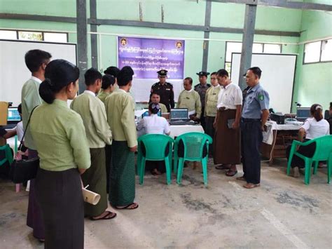 တောင်ကုတ်မြို့၌ E Id စနစ်လုပ်ငန်းဆိုင်ရာ ဇီဝဆိုင်ရာအချက်အလက် Biometric ကောက်ယူခြင်း လုပ်ငန်းစတင