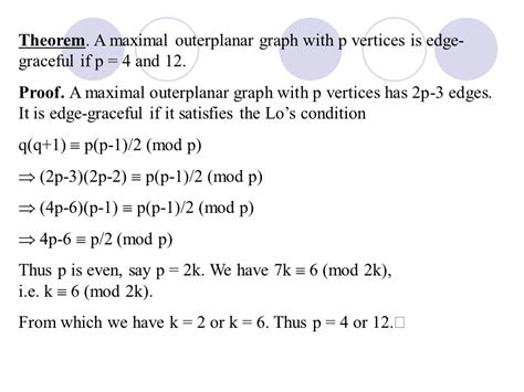 On The Edge Graceful And Edge Magic Maximal Outerplanar Graphs Ppt Download