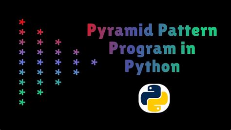 Pyramid Pattern Program In Python YouTube