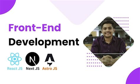 Develop Your Frontend Web Application Using React Js Next Js And Astro Js By Azmiruddin Fiverr