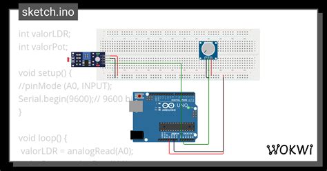 Ldr Wokwi ESP32 STM32 Arduino Simulator