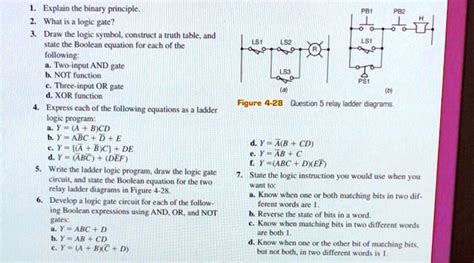Solved 1 Explain The Binary Principle 2 What Is A Logic Gate 3