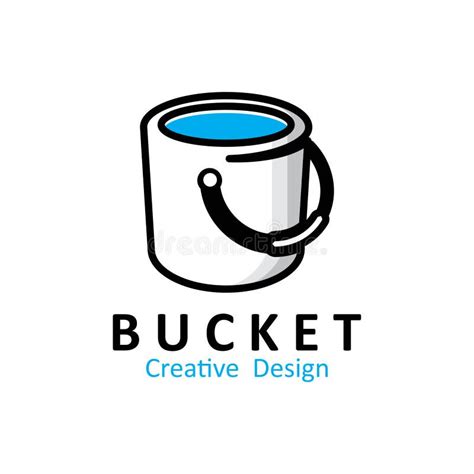Bucket Logo Design Vector Illustration Symbol Icon Stock Vector Illustration Of Trash
