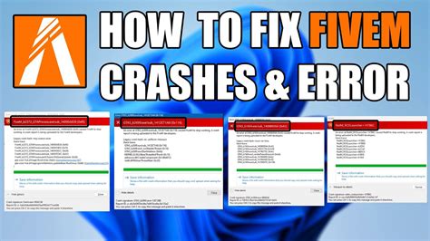 Fivem How To Fix All Crashes And Errors On Fivem 2025 Still Working