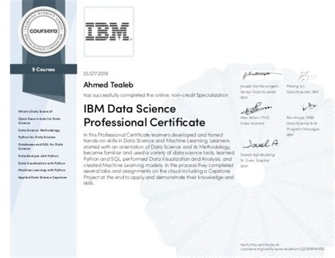 IBM Data Science Professional Certificate Review Take This Course