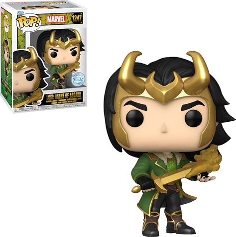 Funko Pop Marvel 1247 Loki Agente De Asgard Exclusivo Traje Rojo