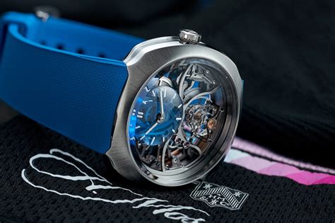 H Moser Goes Full Throttle With Pink Formula 1 Skeleton Watch Maxim