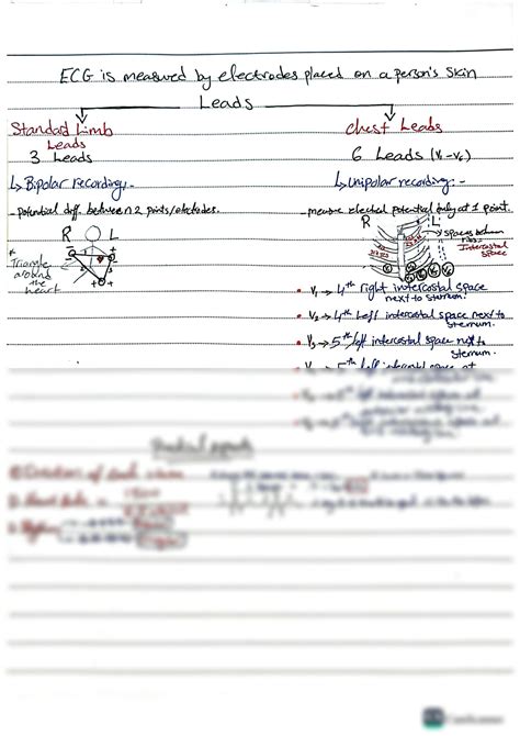 SOLUTION Anatomy Lab ECG Limb Leads Chest Leads Cardiac Axis And Right Left Axis