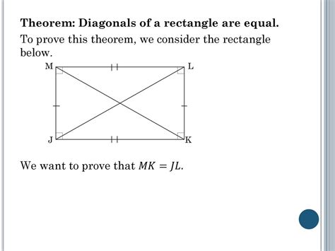 diagonals of a rectangle