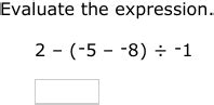 IXL Evaluate Numerical Expressions Involving Integers Year Maths Practice