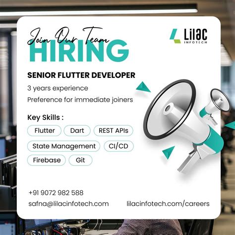Hiring Flutterdeveloper Mobileappdevelopment Techjobs