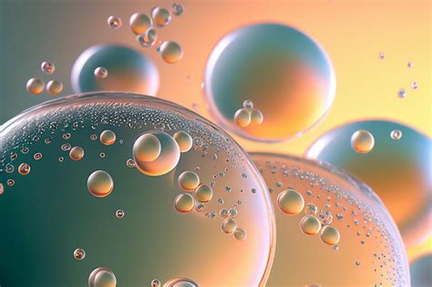 Premium Photo Abstract Art Bubbles Background