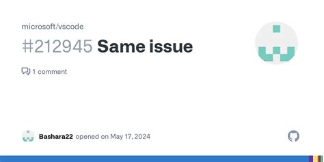 Same Issue · Issue 212945 · Microsoftvscode · Github