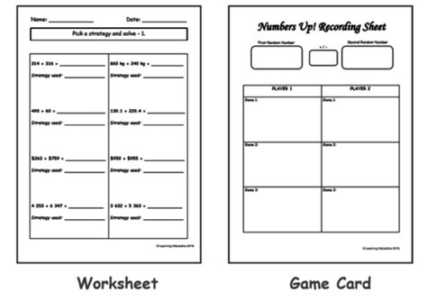 Choose A Mental Computation Strategy And Solve Year 6 Teaching Resources