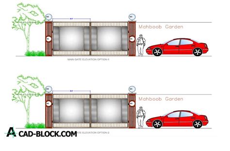 CAD Gate Input DWG Free CAD Blocks Download In Autocad